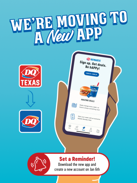 New App - Texas Dairy Queen